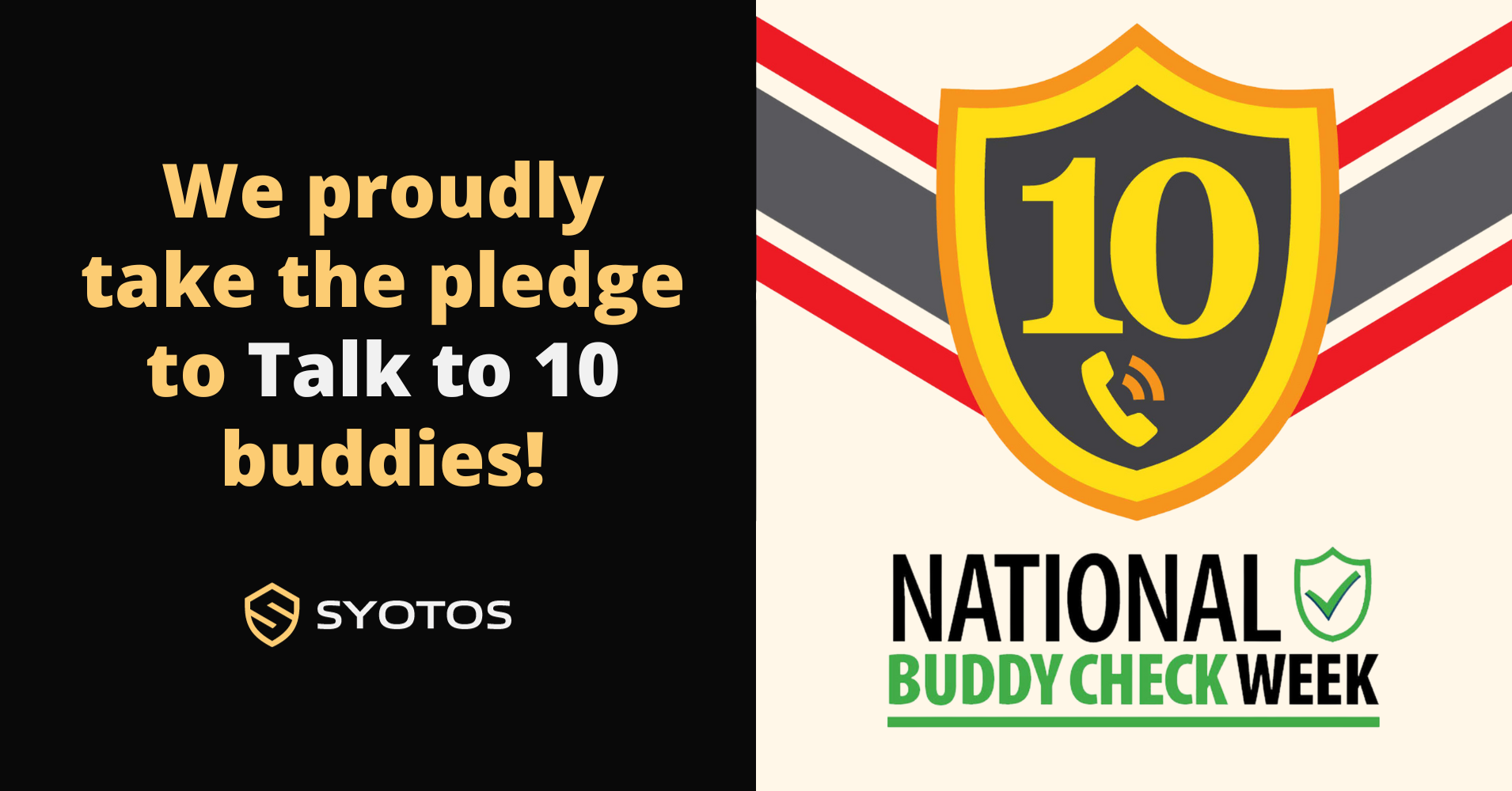 Supporting Buddy Check Week Syotos App